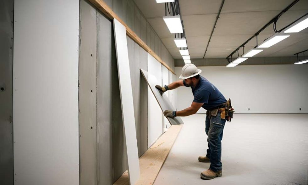 How to Attach Drywall to Concrete - Concrete Construction Markham ...