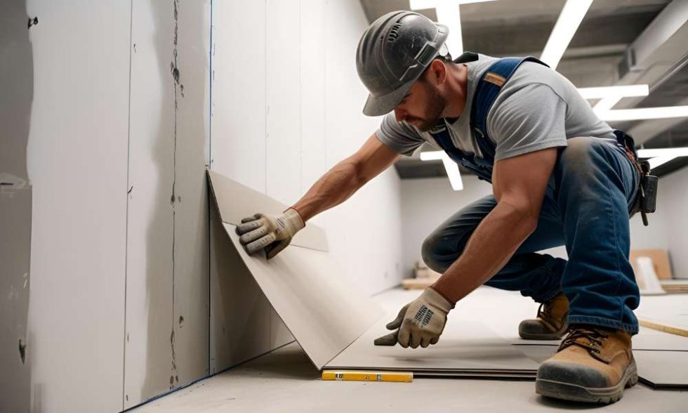 How to Install Drywall on Concrete Wall - Concrete Construction Markham ...